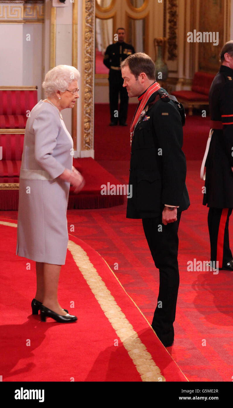 Brigadier Patrick Sanders is made a Commander of the British Empire ...