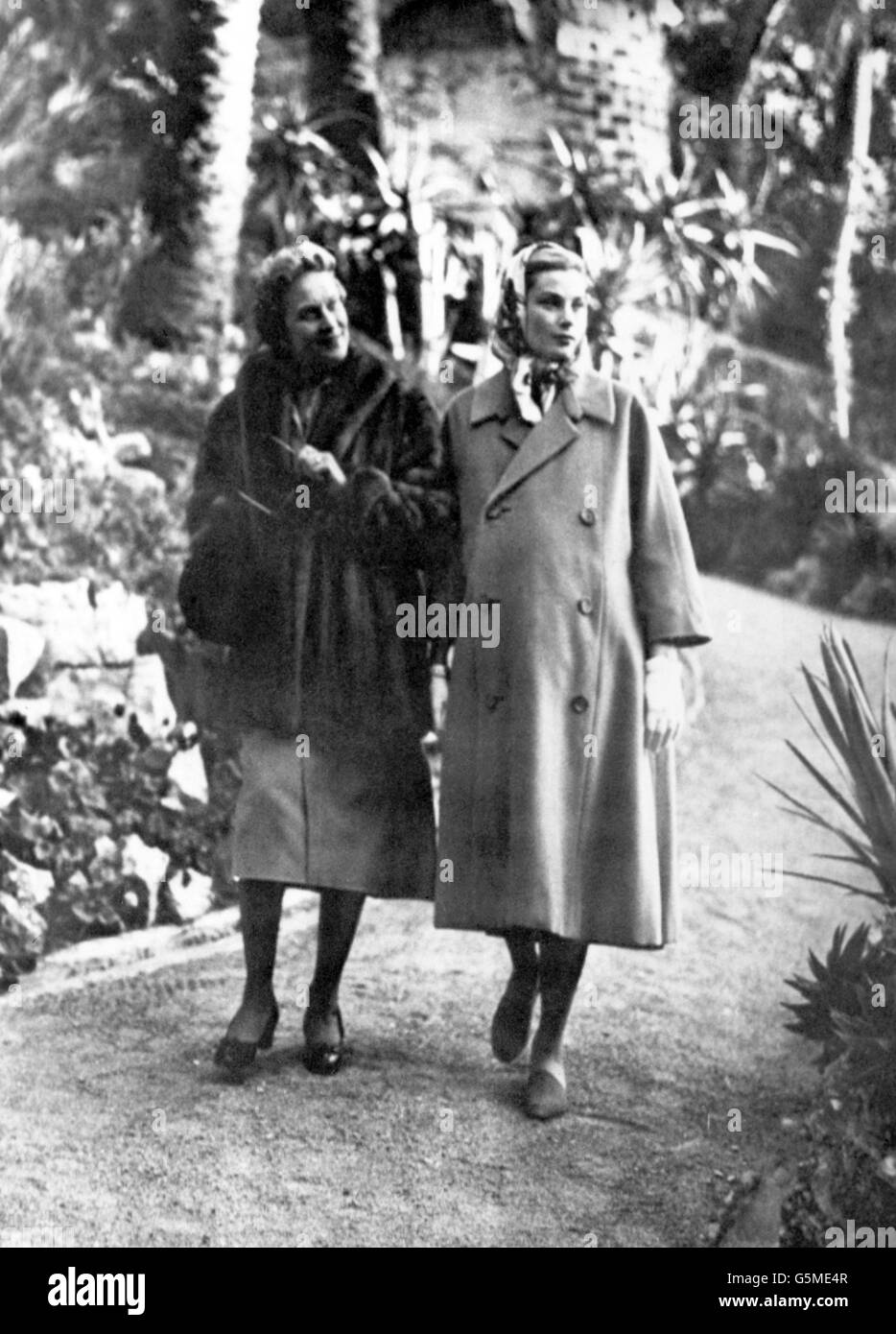 Princess Grace of Monaco (film star Grace Kelly), who is awaiting the ...