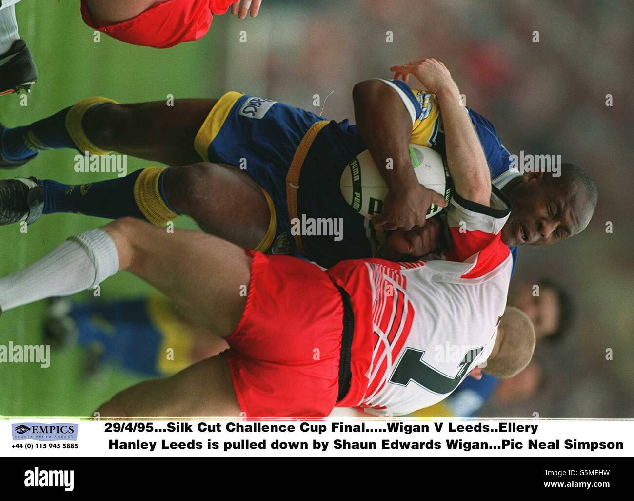 Rugby League - Silk Cut Challenge Cup Final - Wigan v Leeds - Wembley ...