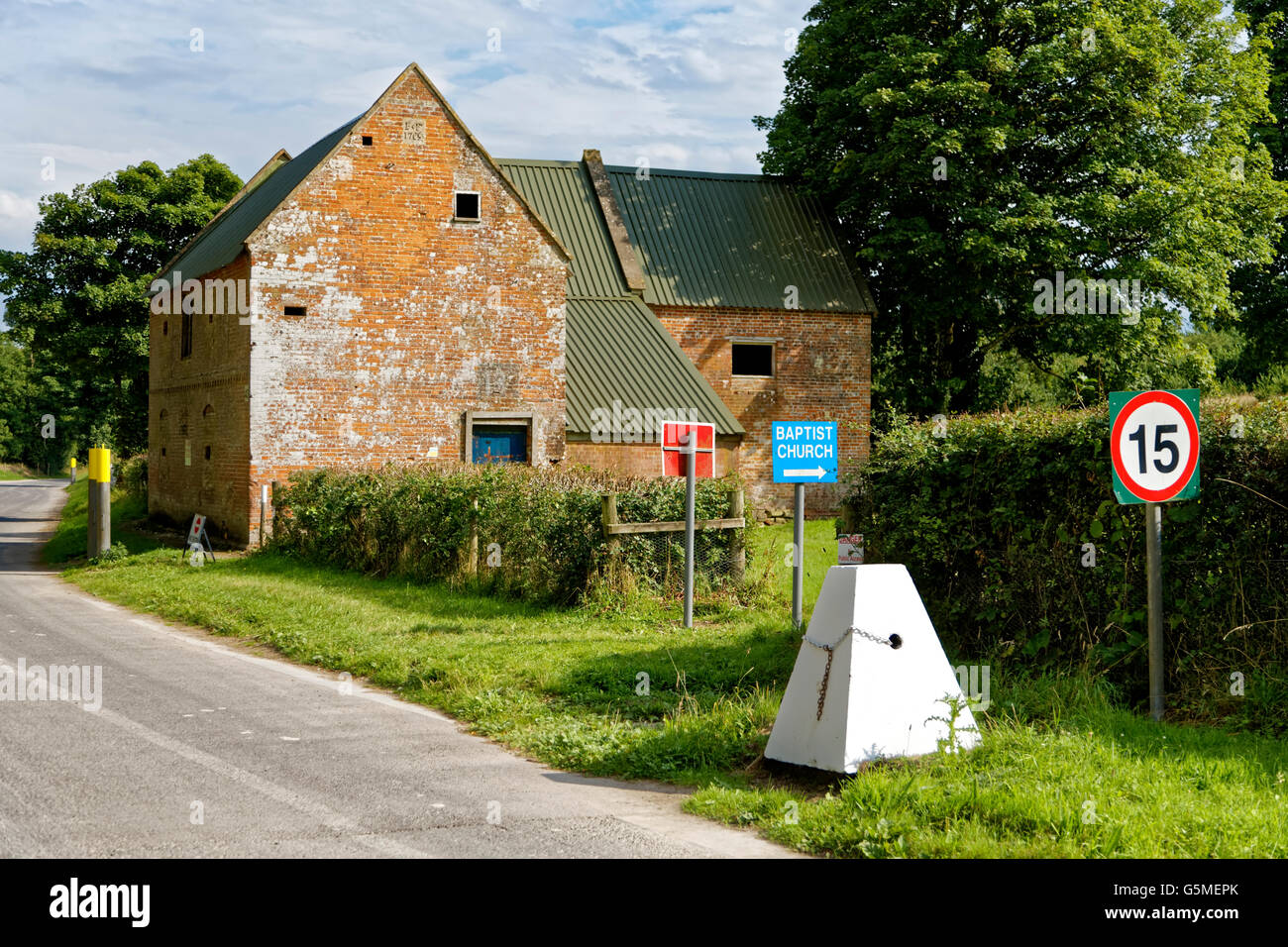 The Bell Inn at the deserted village of Imber on Salisbury Plain ...