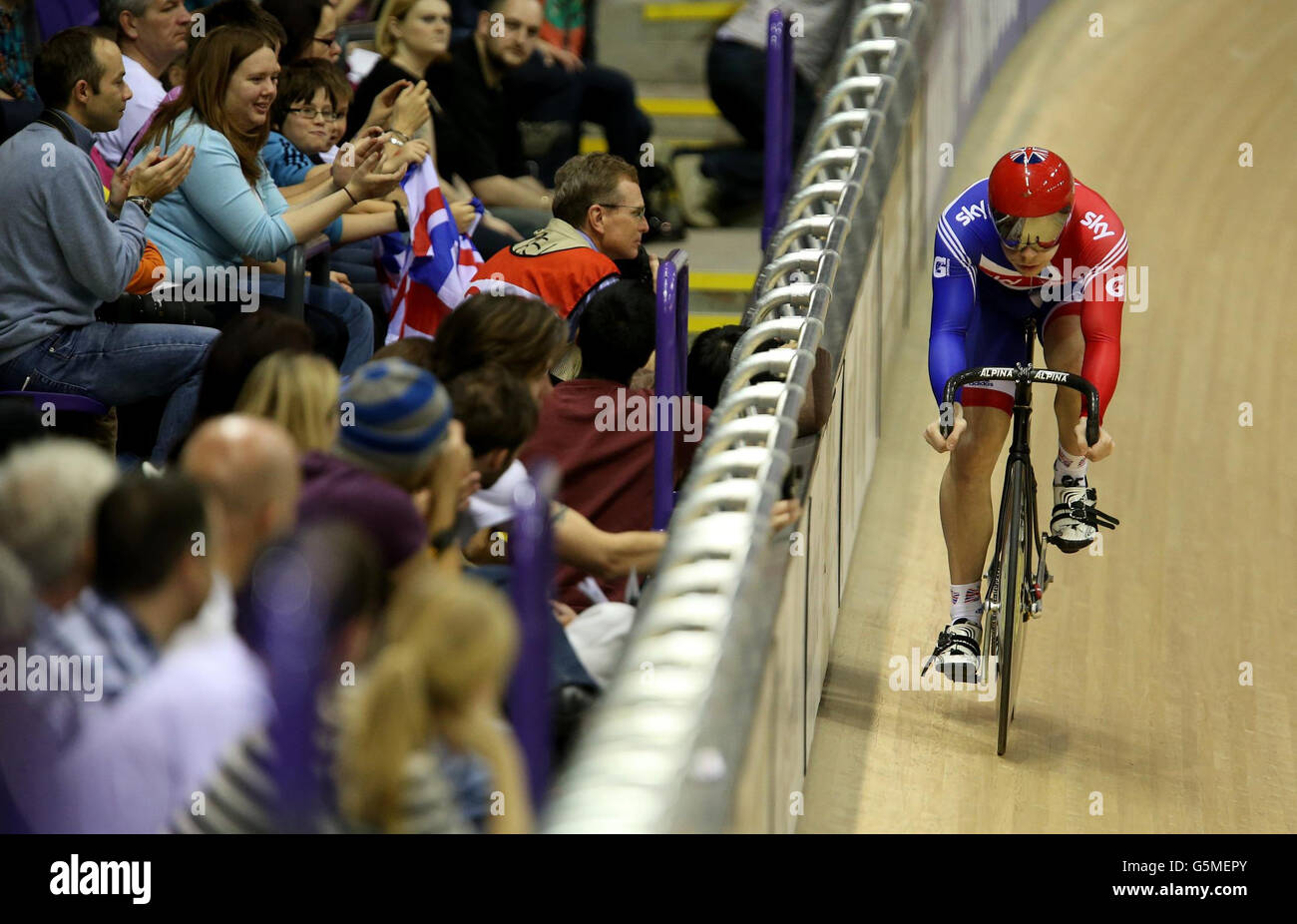 Great Britain's Philip Hindes in the Men's Sprint Qualifying during the ...