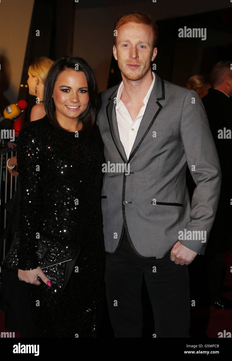 Jasmin Riggins and William Ruane arrive at the BAFTA Scotland Awards at ...