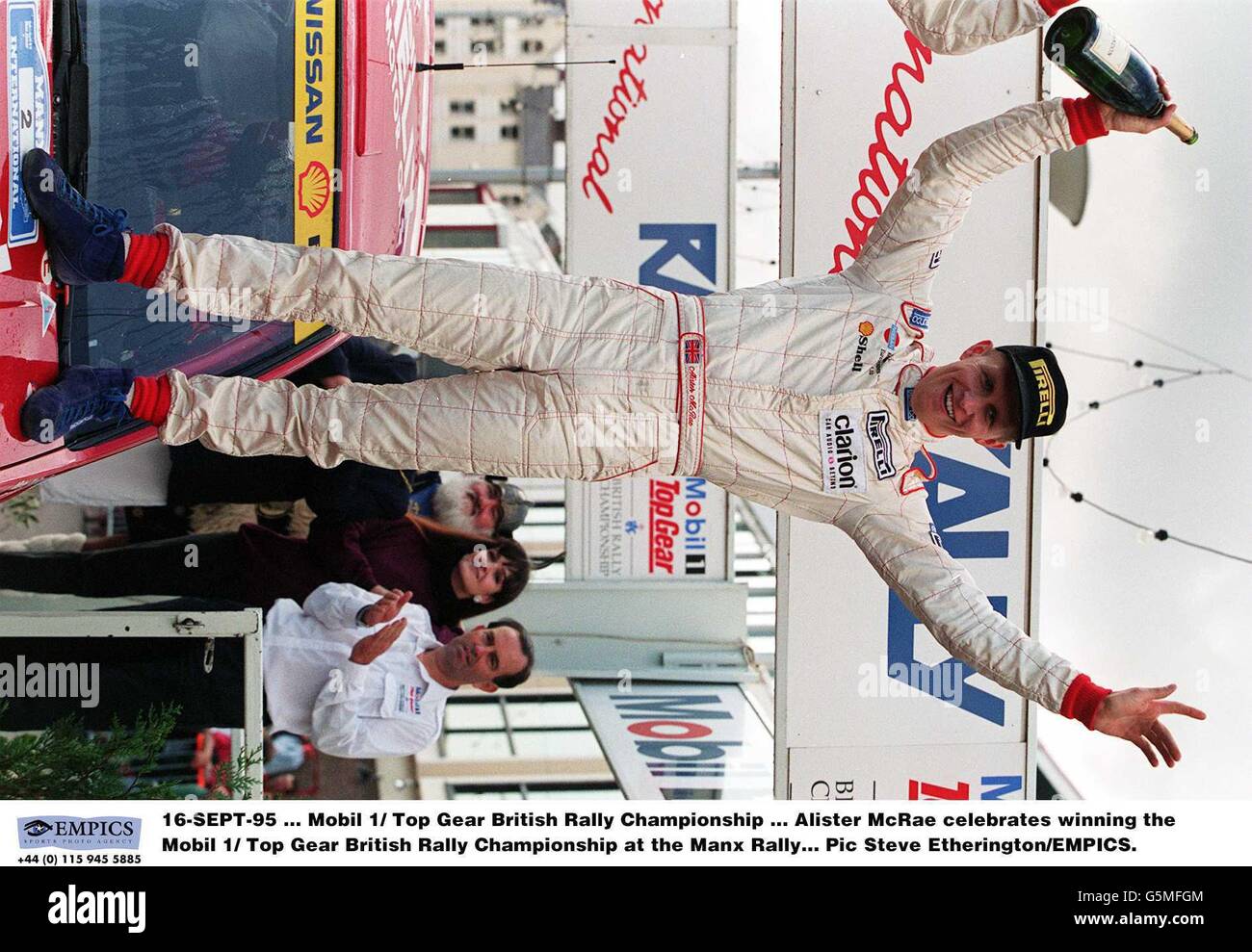 16-SEPT-95 ... Mobil 1/ Top Gear British Rally Championship ... Alister ...