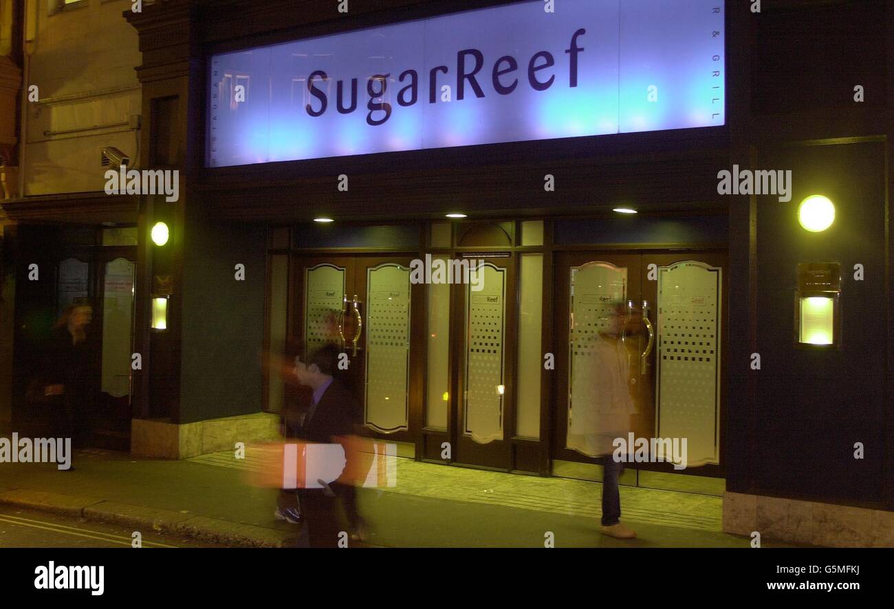 The Sugar Reef bar in Great Windmill Street, in the Soho area of ...