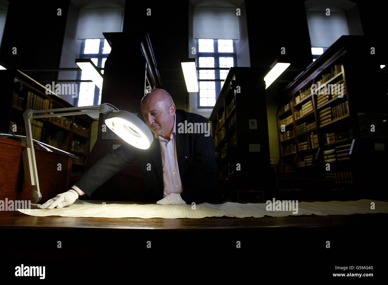 Dr terence dooley examines morpeth roll hi-res stock photography and ...