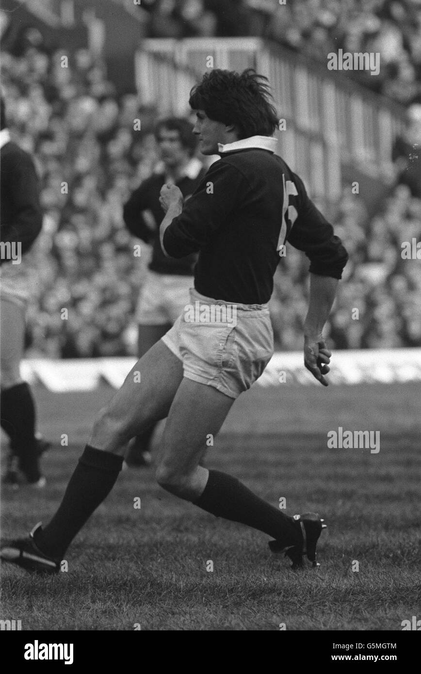 Andy Irvine Scotland's Rugby Union international full back and captain ...