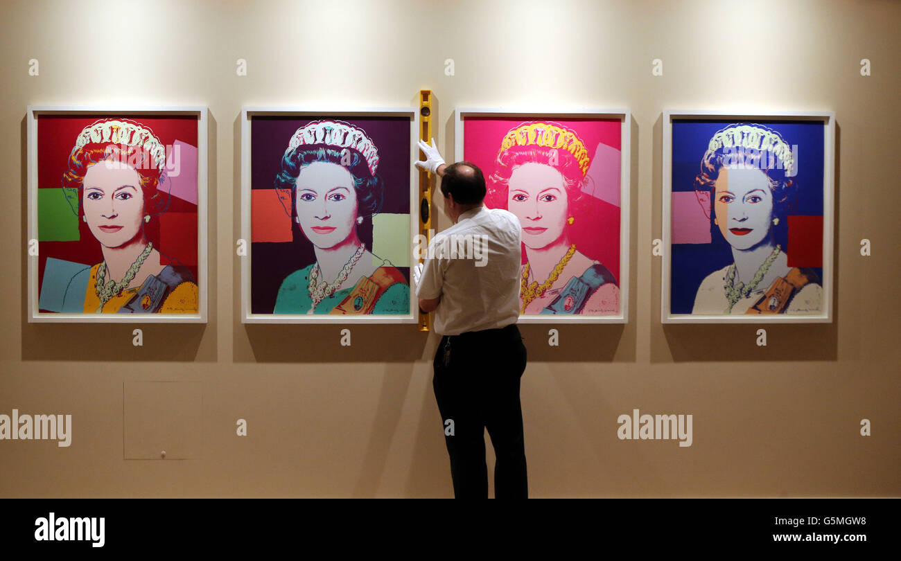 The Queen: Portraits of a Monach exhibition Stock Photo - Alamy