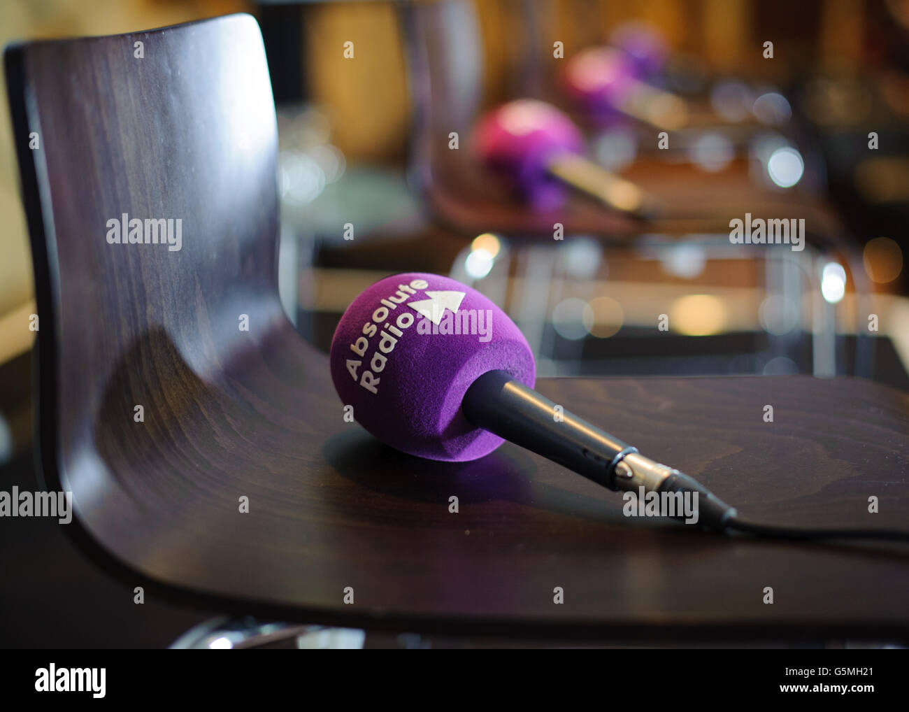 General view absolute radio rnr football lads night in hi-res stock ...