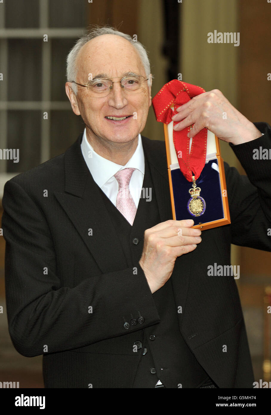 Awarded in investiture ceremony buckingham palace hi-res stock ...