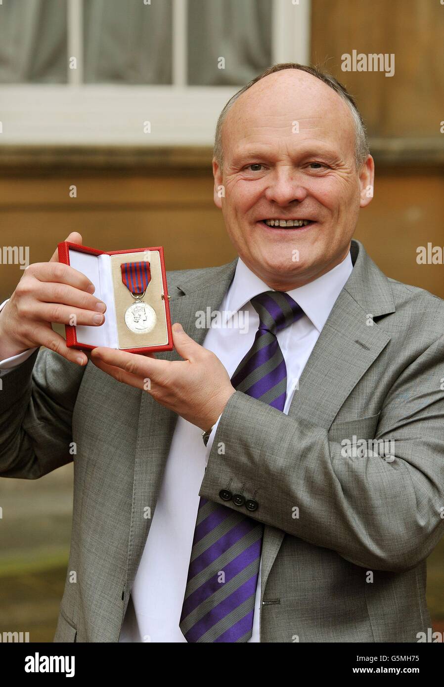 Royston smith holds his george medal hi-res stock photography and ...