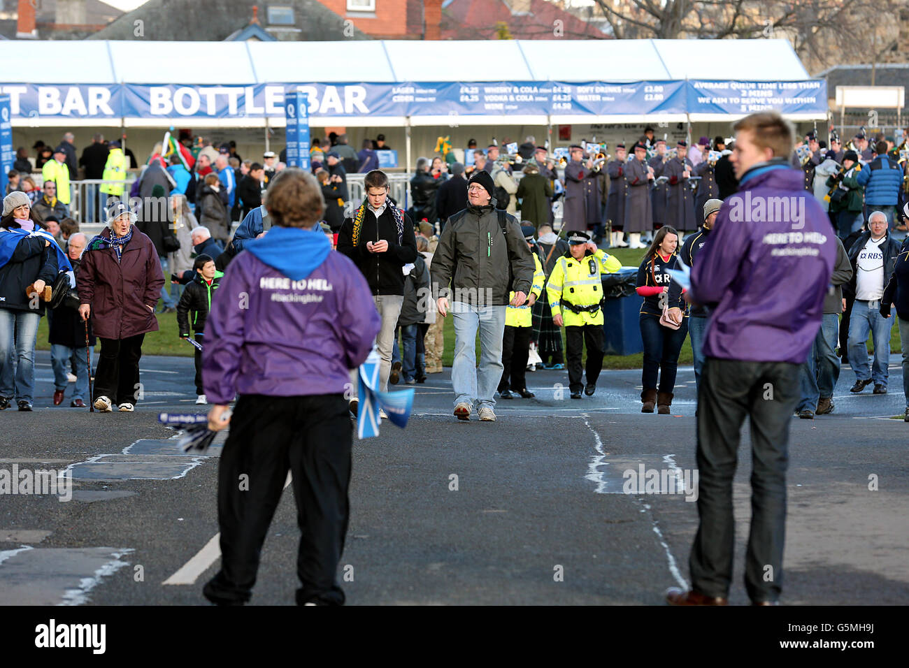 Rugby union emc test scotland v south africa murrayfield hi-res stock ...