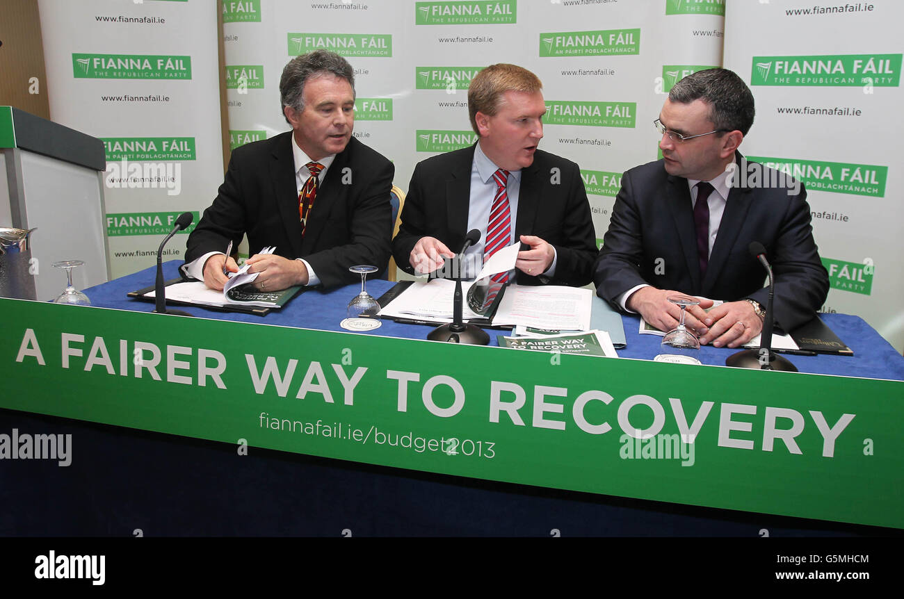 (From left to right) Sean Fleming, Michael McGrath and Dara Calleary of ...