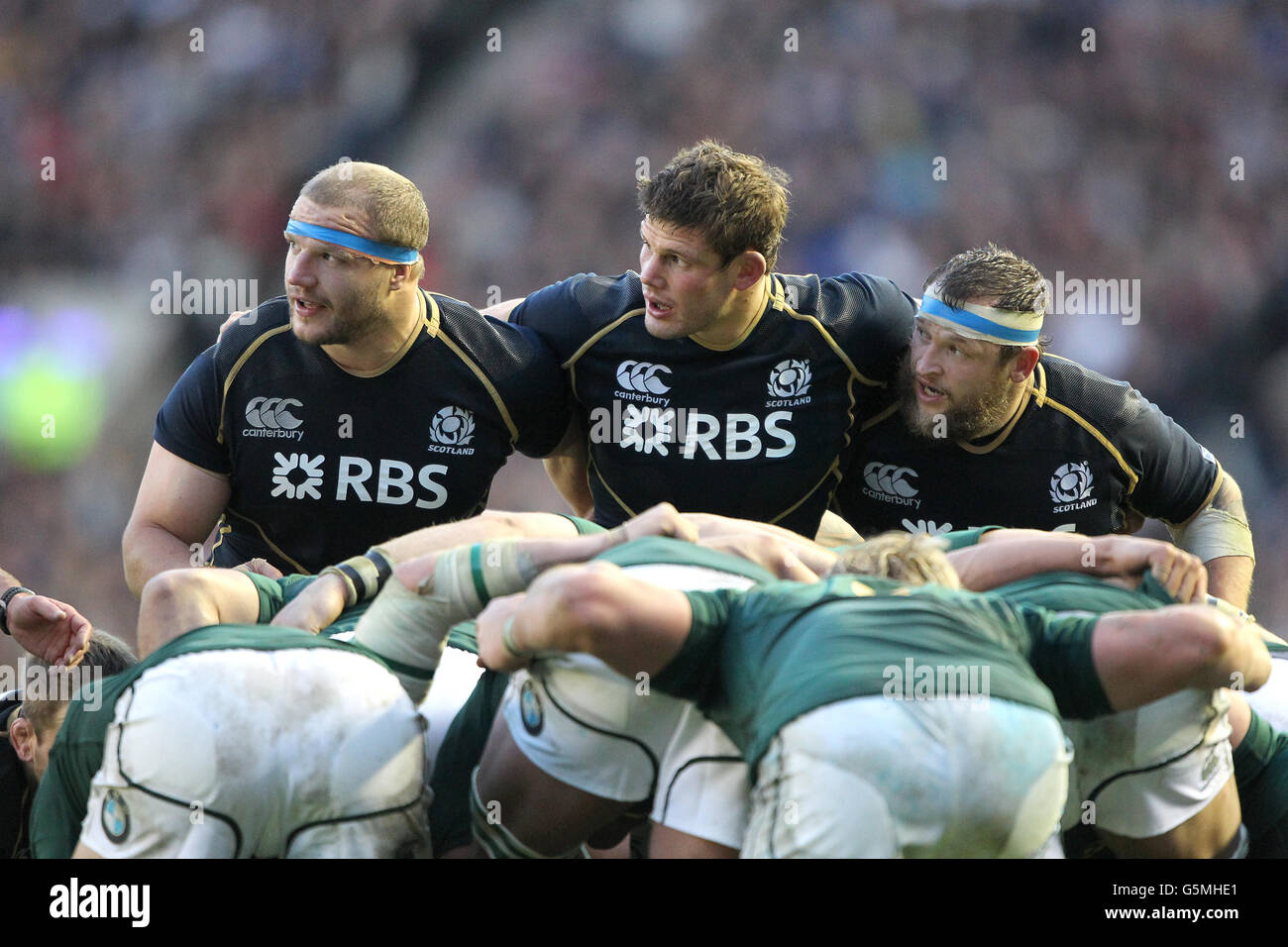 Ross ford ryan grant prepare scrum hi-res stock photography and images ...
