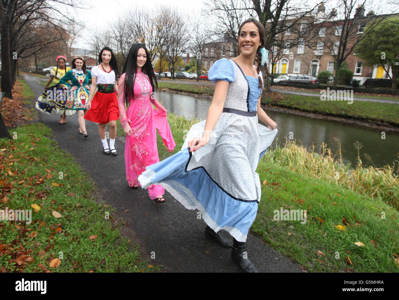 Miss Ethnic Ireland 2012 photocall Stock Photo - Alamy