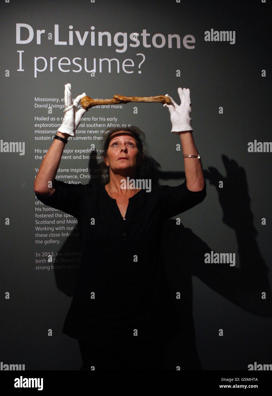 Documents and artworks connected to dr david livingstone hi-res stock ...