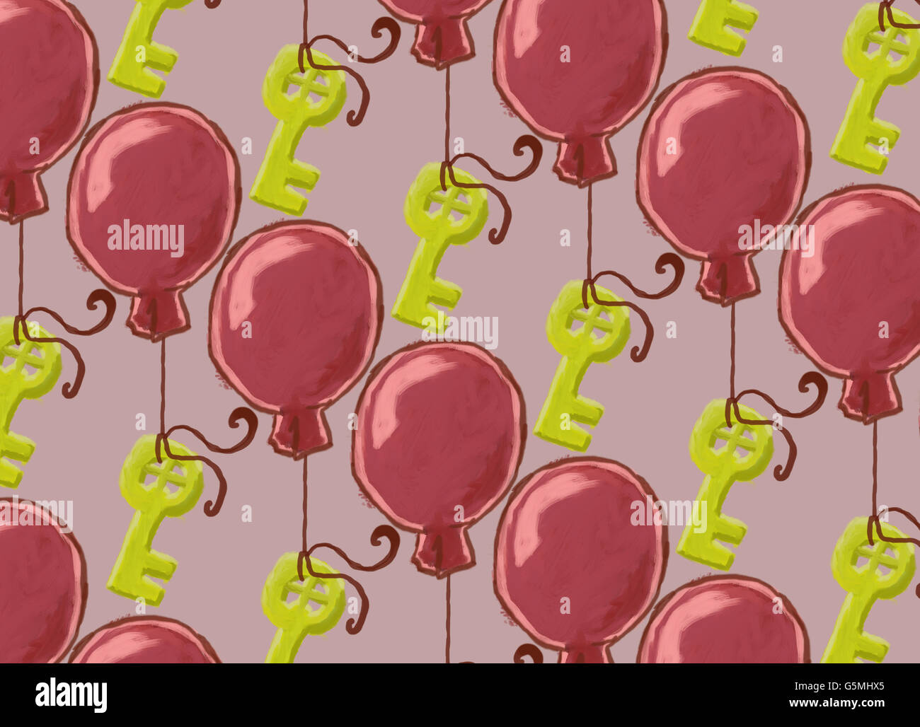 Balloon pattern hi-res stock photography and images - Alamy