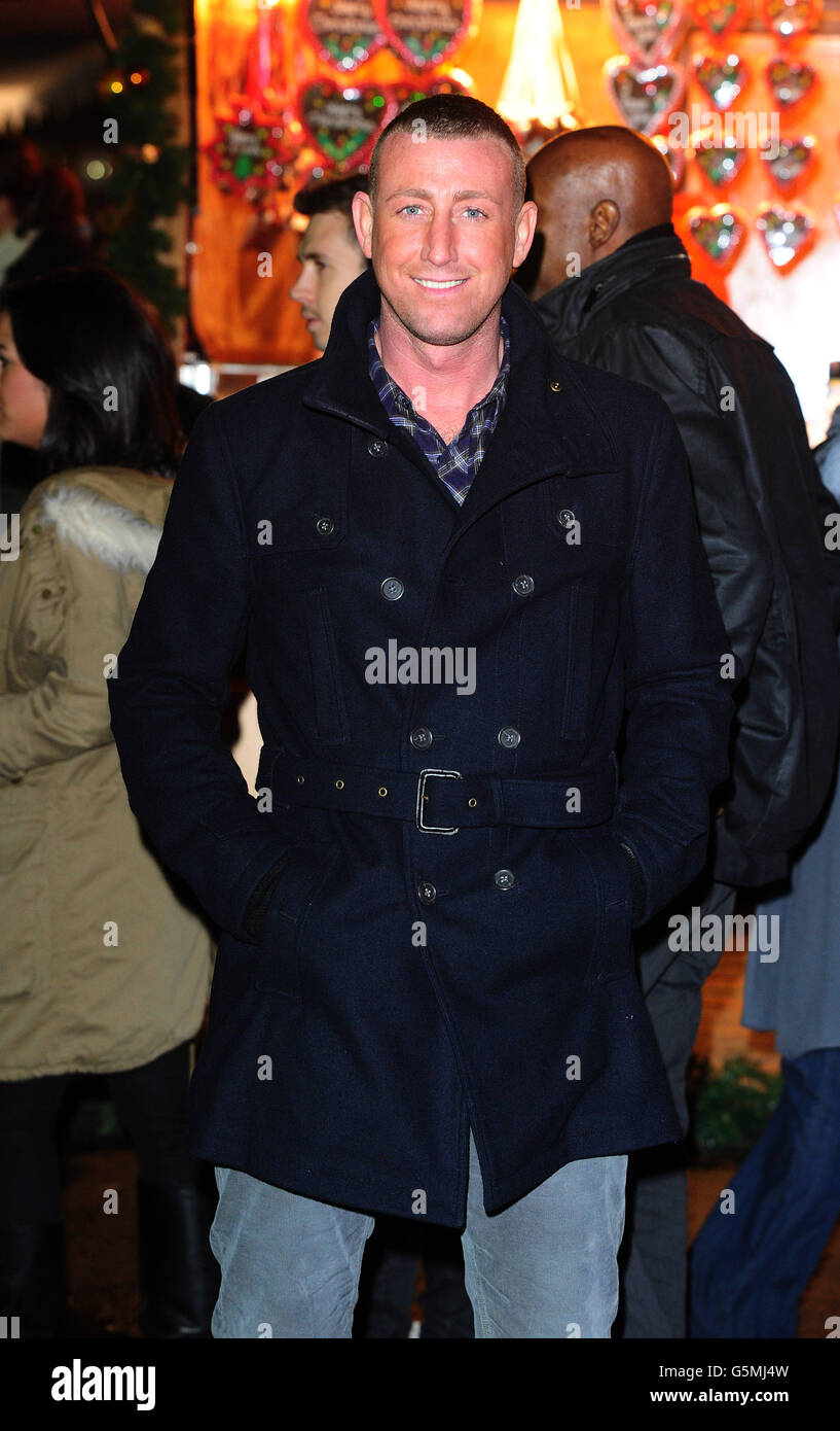 Chris maloney arrives opening winter wonderland in hyde park hi-res ...