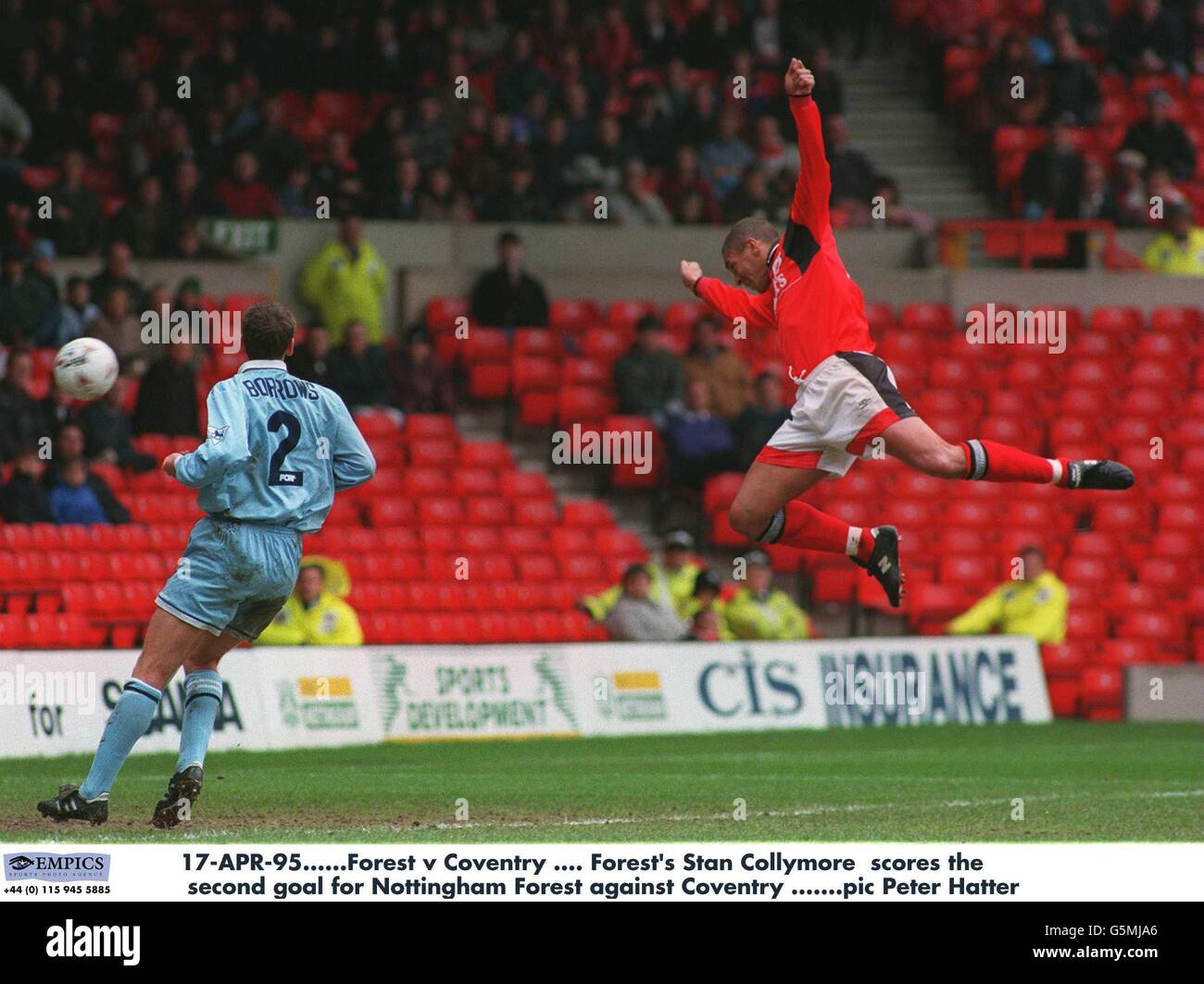 17 apr 95 forest v coventry hi-res stock photography and images - Alamy