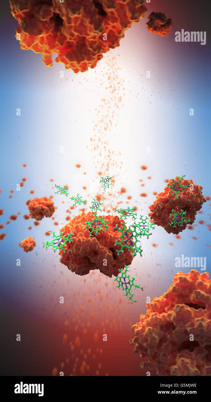 Hemoglobin molecule hi-res stock photography and images - Alamy