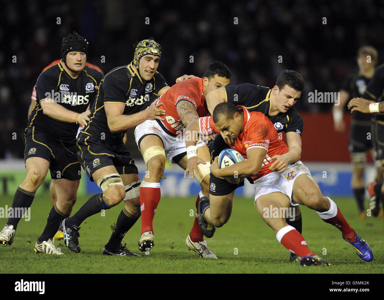 Rugby Union - EMC Test - Scotland v Tonga - Pittodrie Stadium. Scotland ...
