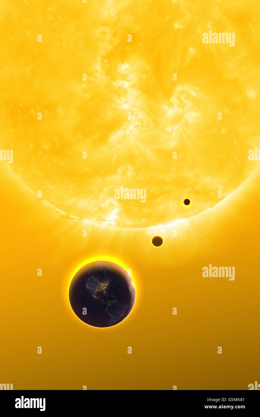 Solar system sun planets hi-res stock photography and images - Alamy