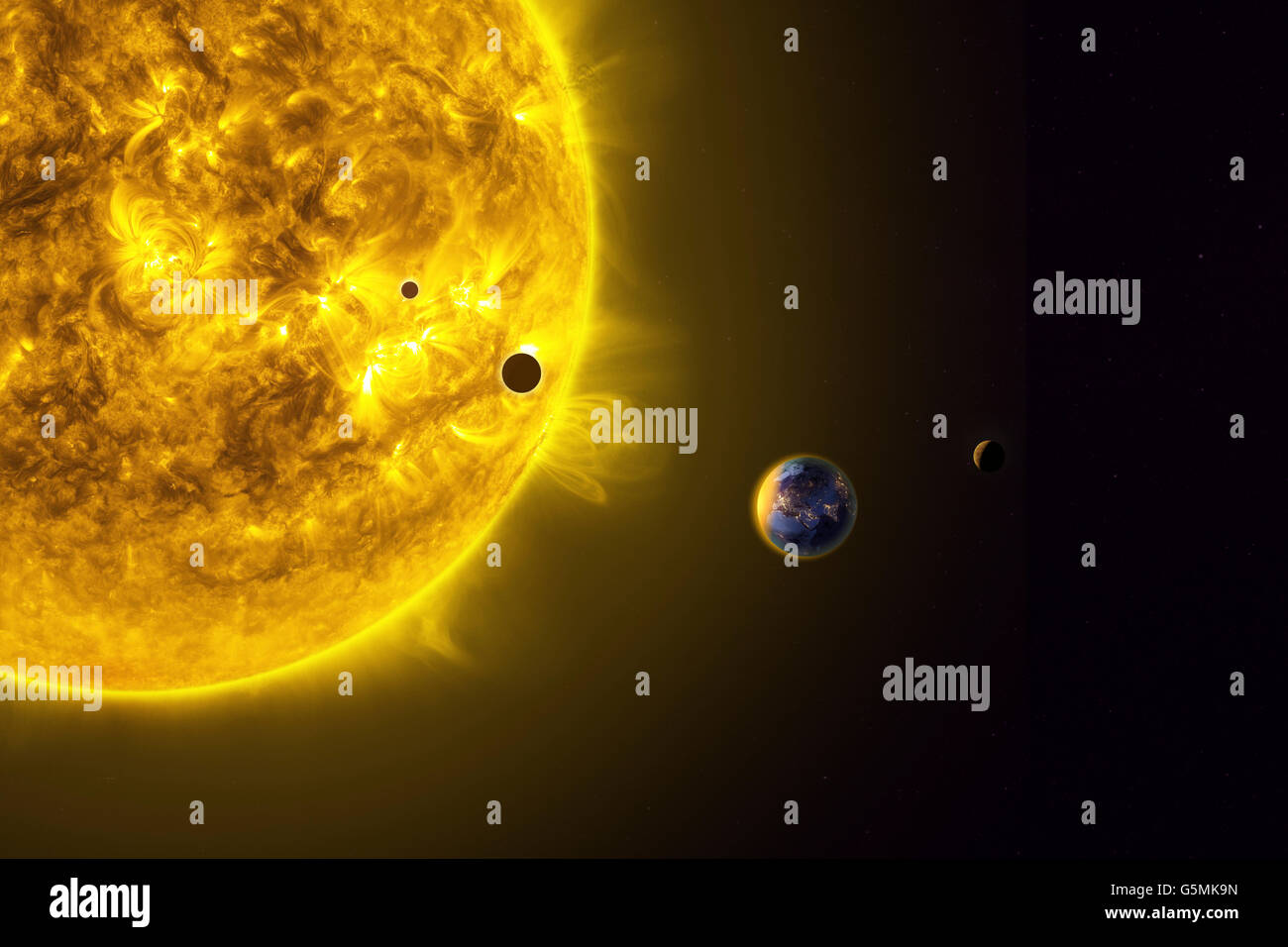 Earth sun distance hi-res stock photography and images - Alamy