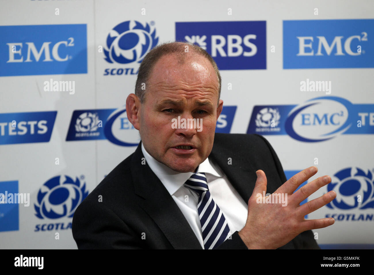 Scotlands coach andy robinson hi-res stock photography and images - Alamy
