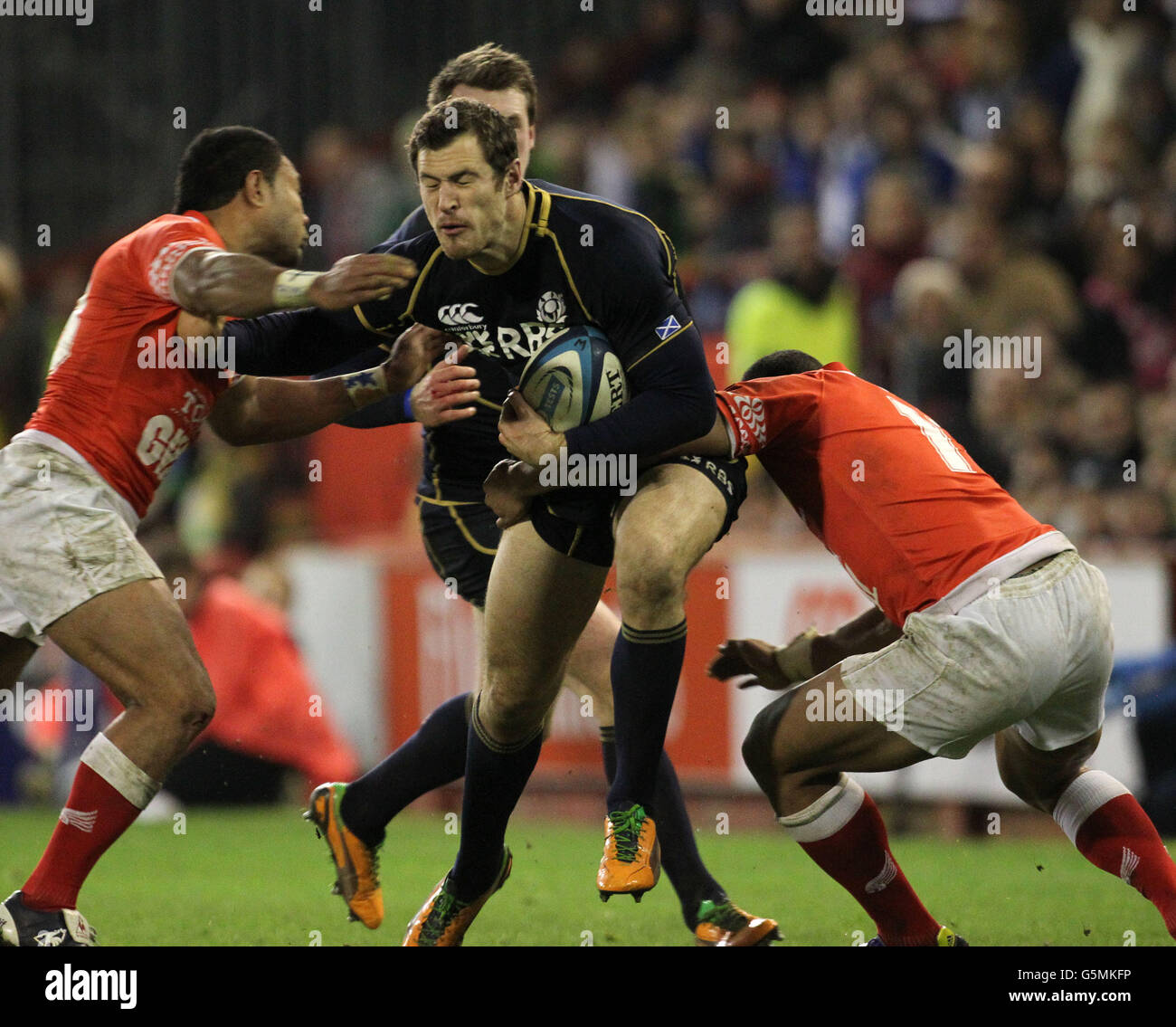 Rugby Union - EMC Test - Scotland v Tonga - Pittodrie Stadium Stock ...
