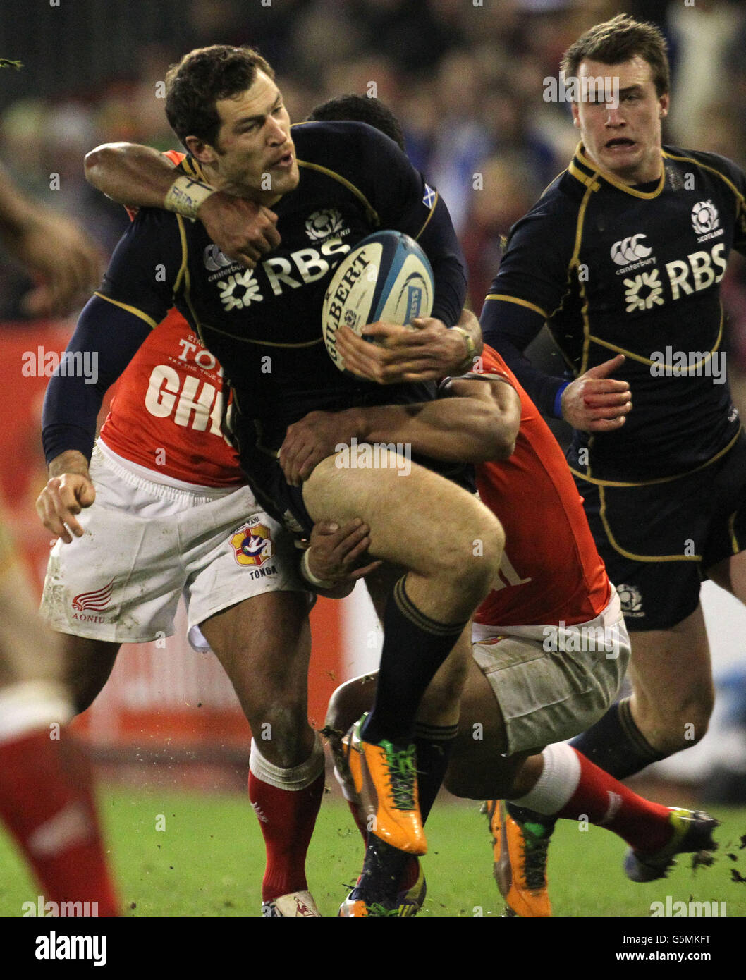 Scotlands tim visser emc test match pittodrie stadium hi-res stock ...
