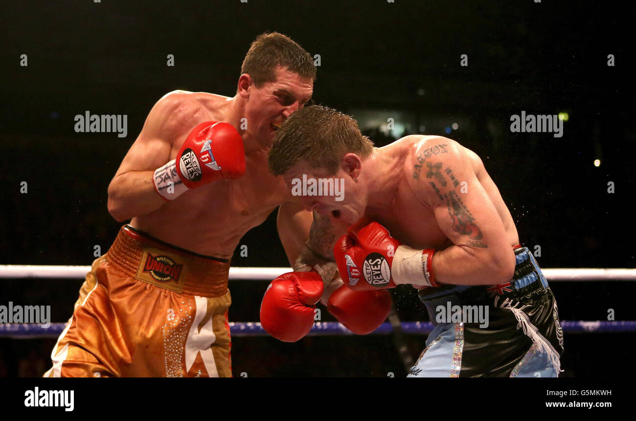 Vyacheslav senchenko left hits ricky left hook wins him fight hi-res ...