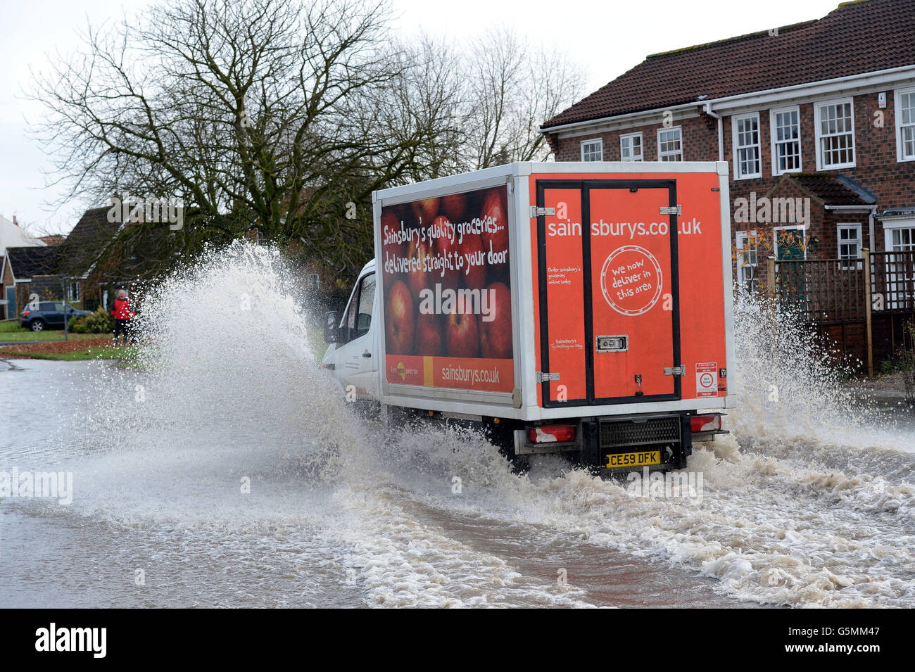 Delivering the groceries in Appleton Roebuck, near York, means ...