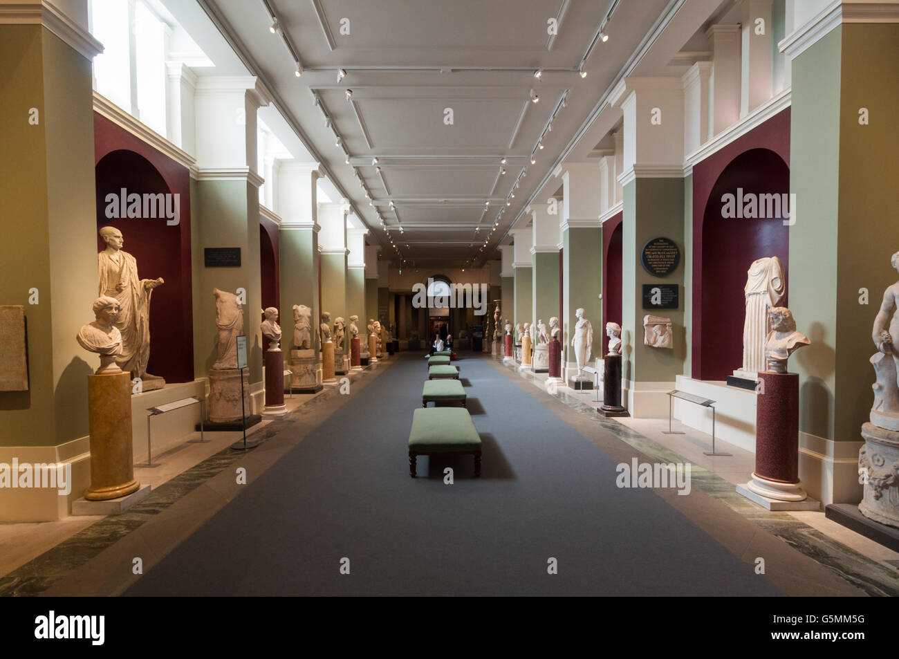 Interior of the Ashmolean Museum, Oxford, United Kingdom Stock Photo ...