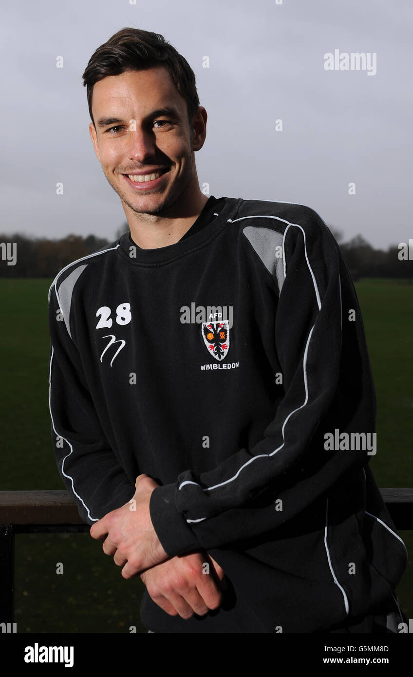 Football soccer afc wimbledon ampics hi-res stock photography and ...