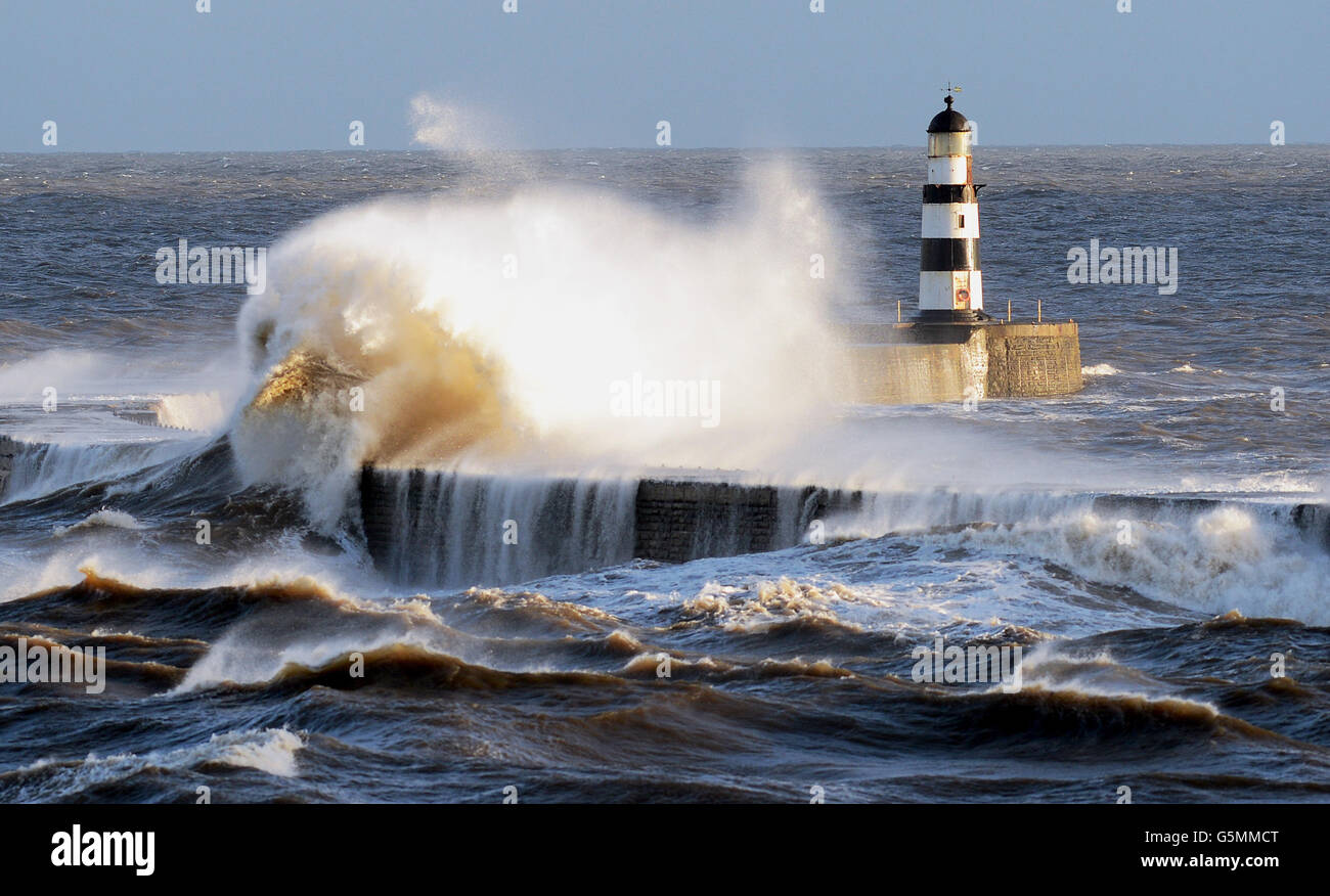 North Easterly winds bring gales and huge waves to the North East ...