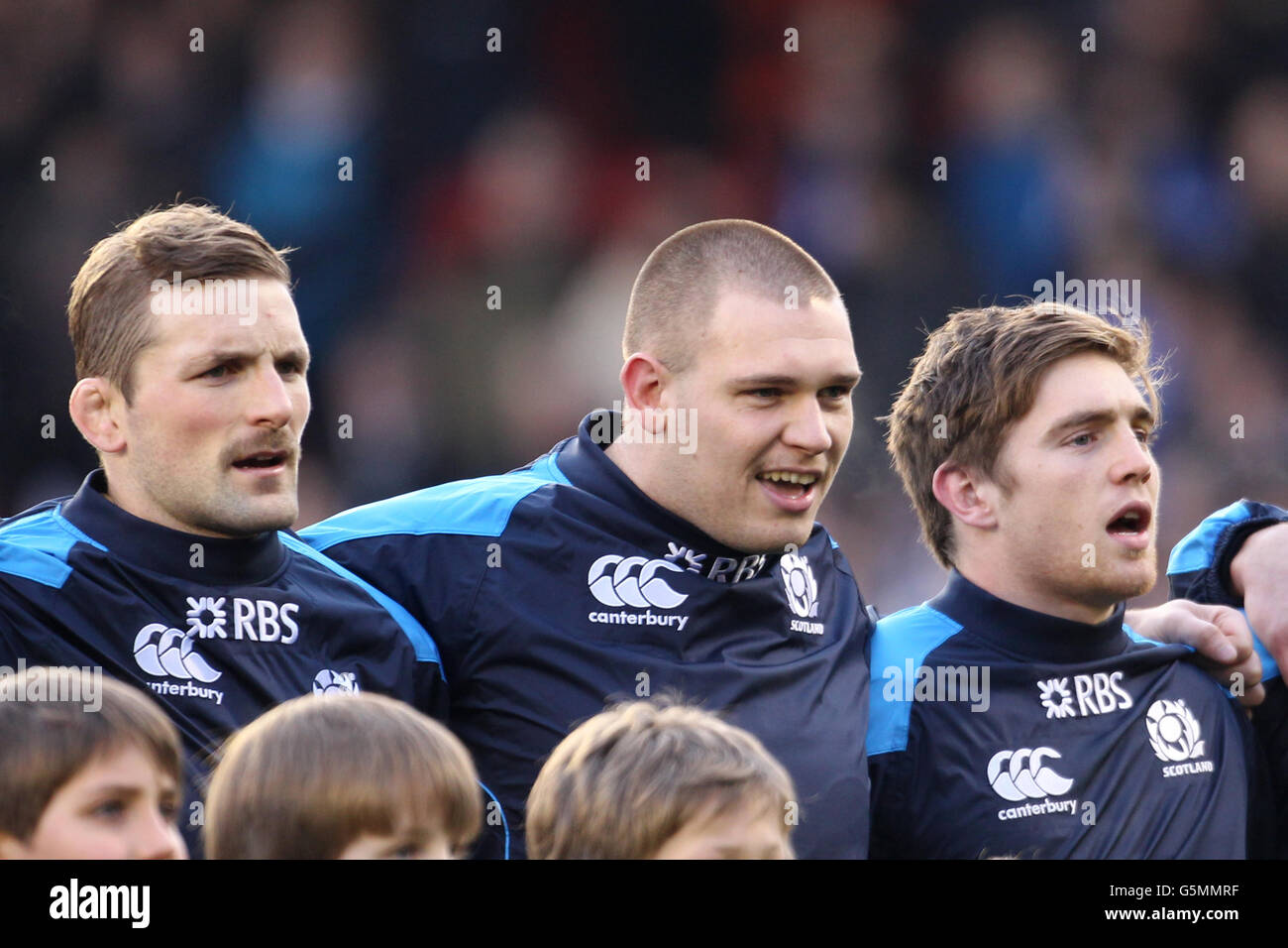 Rugby Union - EMC Test - Scotland v Tonga - Pittodrie Stadium Stock ...