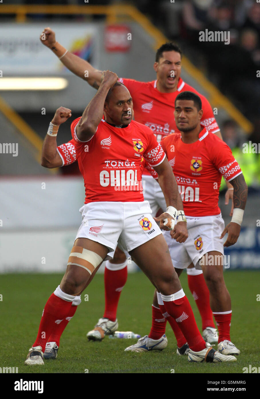 Rugby Union - EMC Test - Scotland v Tonga - Pittodrie Stadium Stock ...