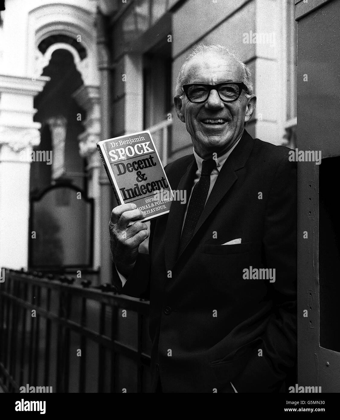 Dr Benjamin Spock 1970 Stock Photo - Alamy