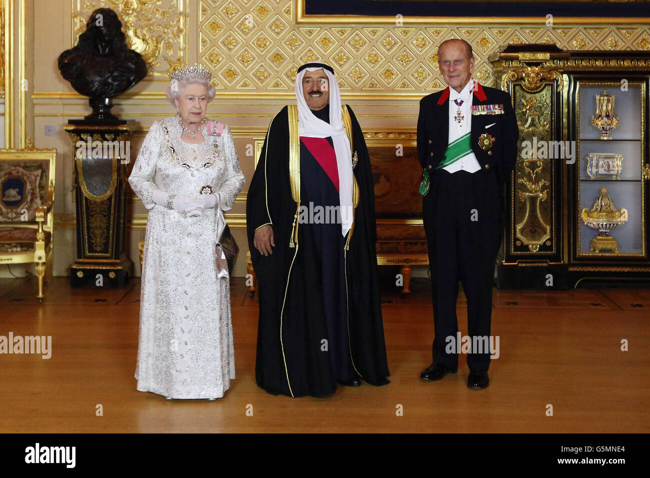 Amir of Kuwait visit to the UK - Day One Stock Photo - Alamy