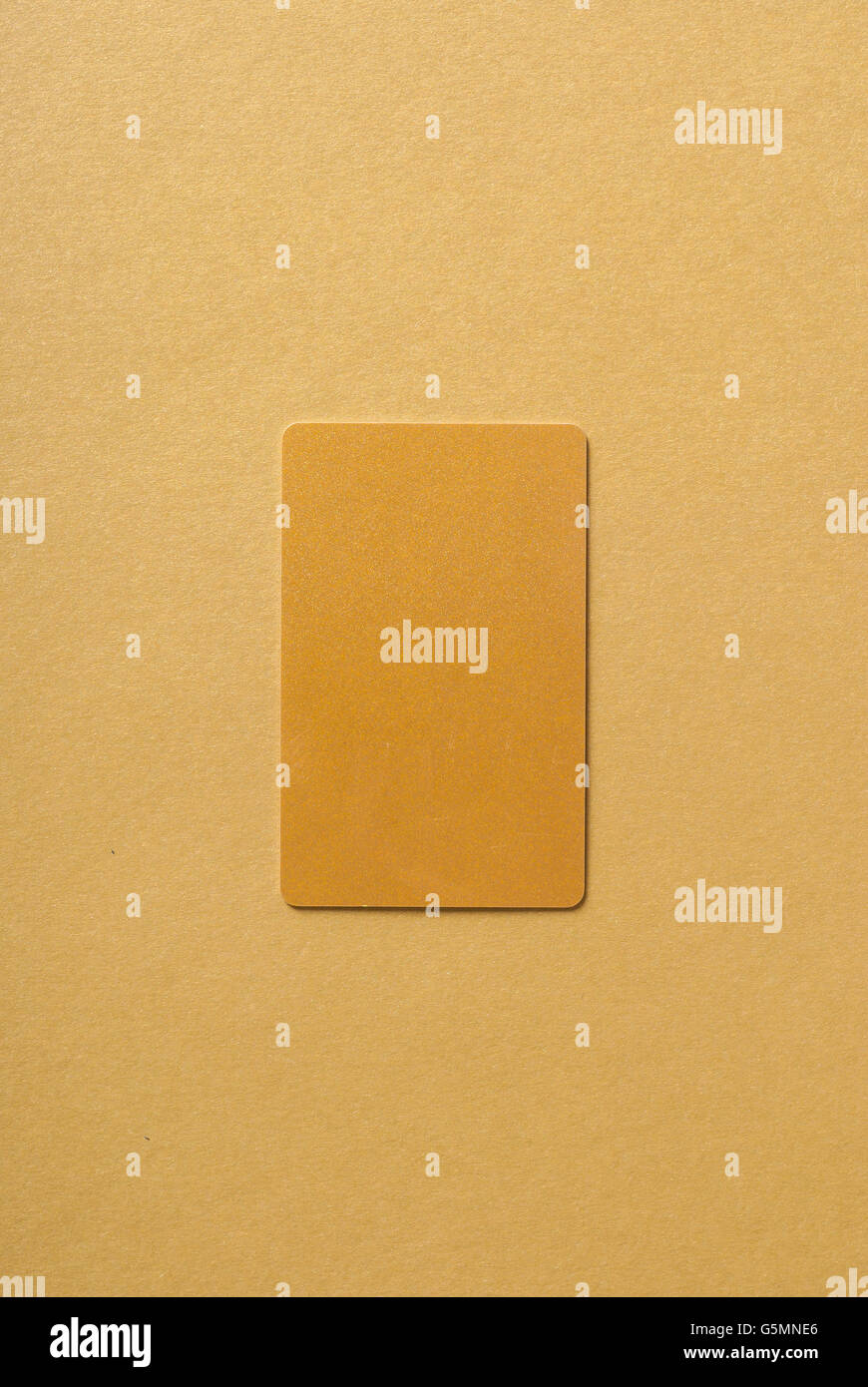 Brown card on desk Stock Photo - Alamy