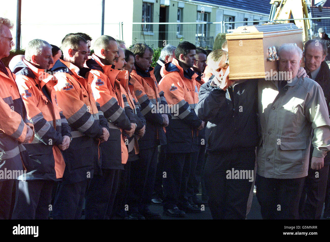 Funeral of Daniel McColgan Stock Photo - Alamy