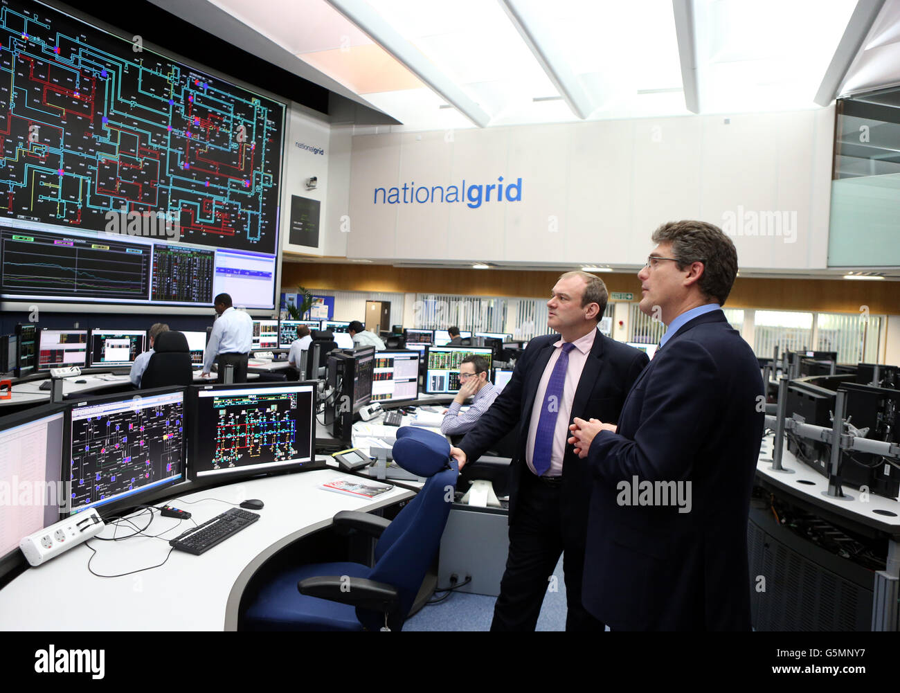 Davey visits Electricity National Control Centre in Berkshire Stock ...