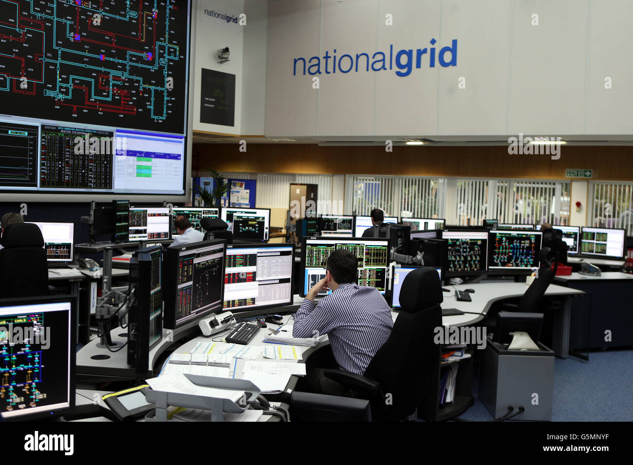 S electricity national control centre in berkshire hi-res stock ...