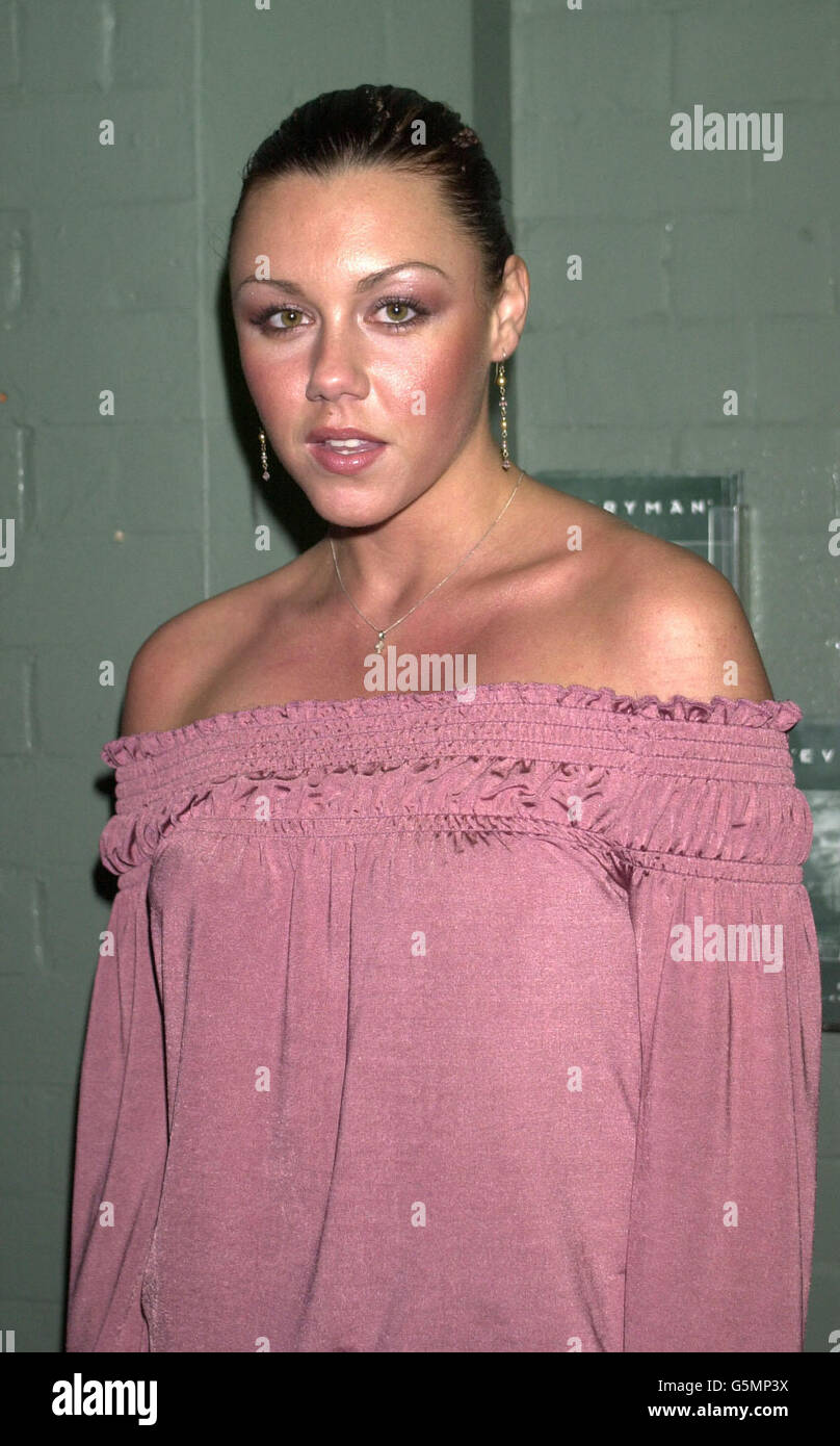 Michelle Heaton from pop group Liberty arrives for the premiere of ...