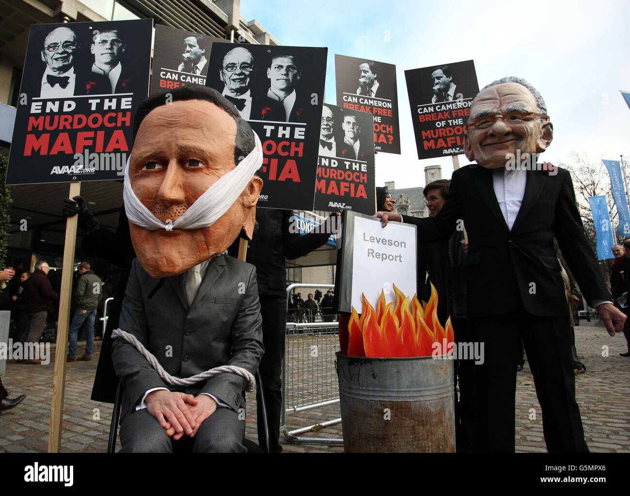 Lord leveson report hi-res stock photography and images - Alamy