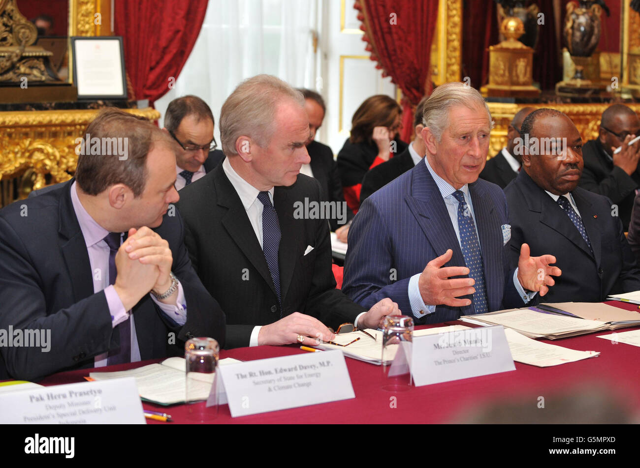 (left to right) Secretary of State for Energy and Climate Change, Ed ...