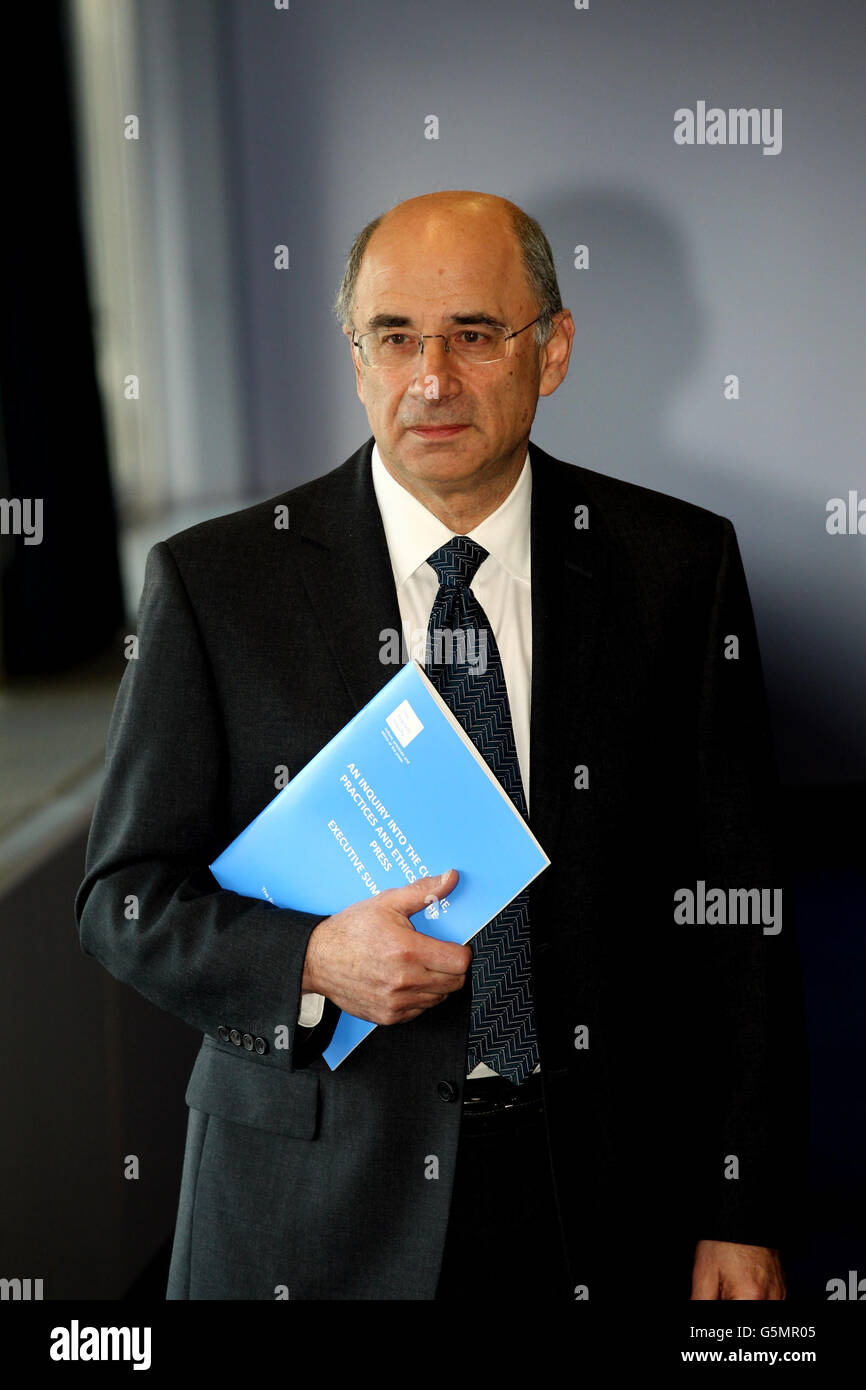 Lord justice leveson hi-res stock photography and images - Alamy