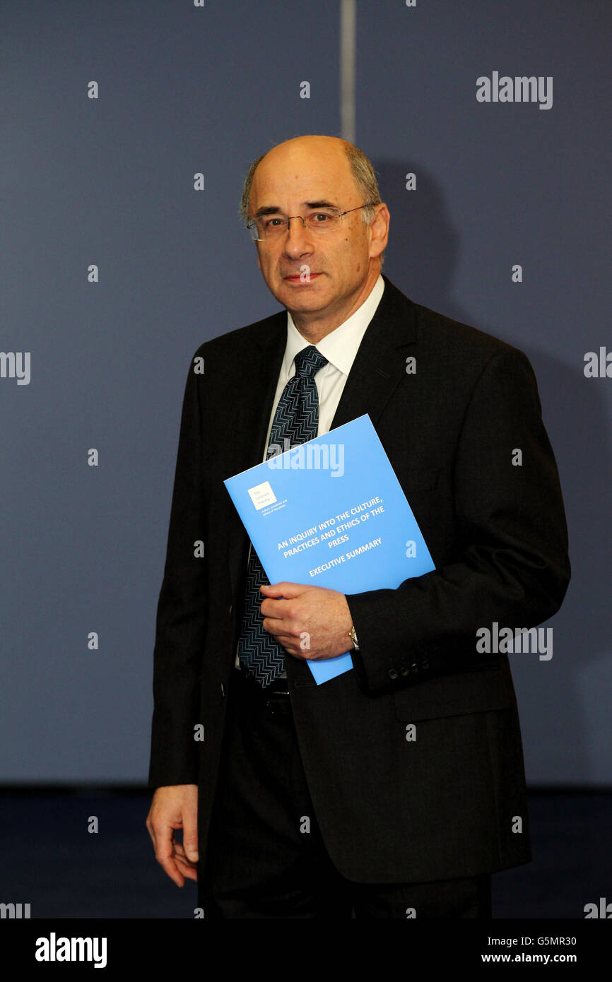 Leveson report hi-res stock photography and images - Alamy