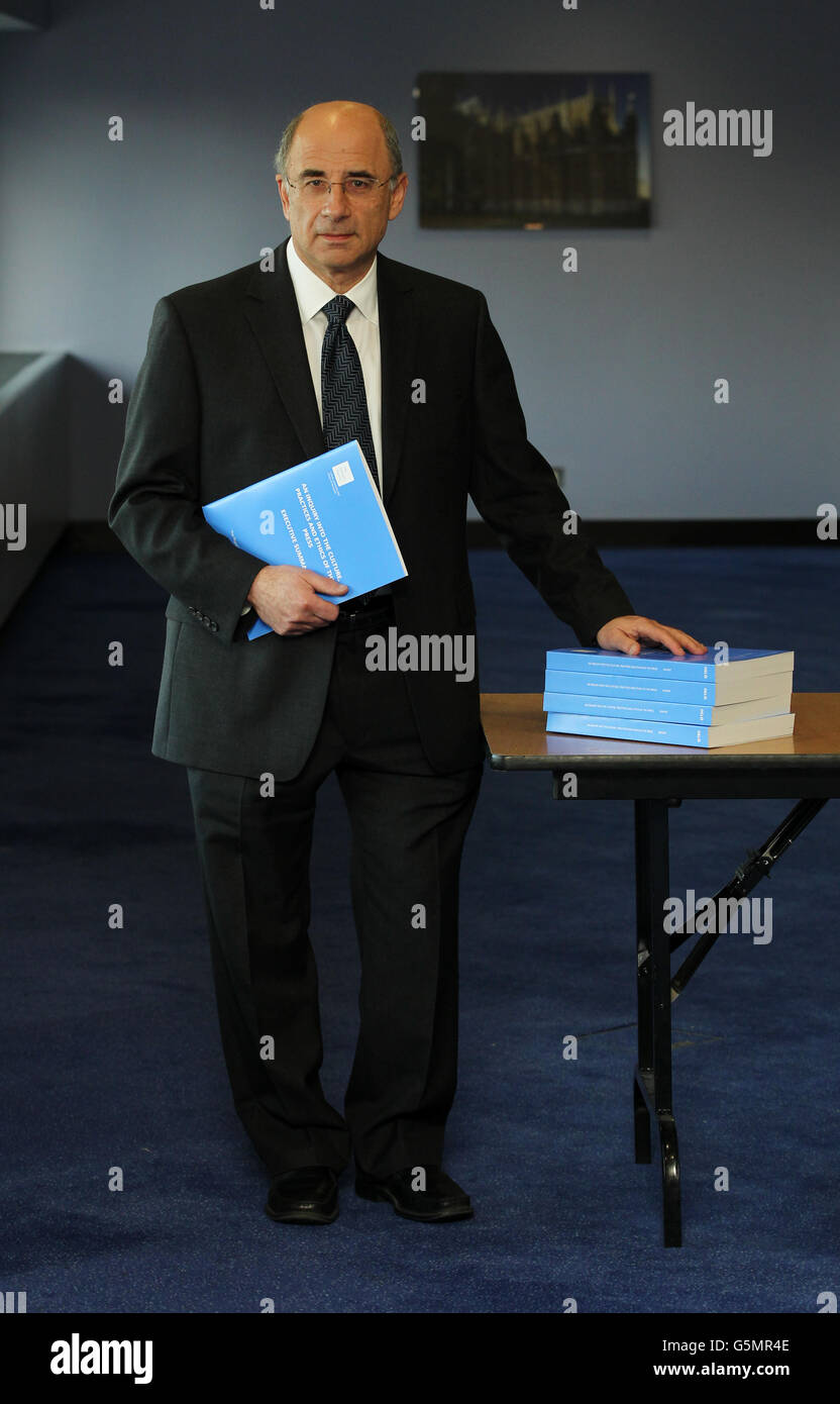 Lord leveson report hi-res stock photography and images - Alamy