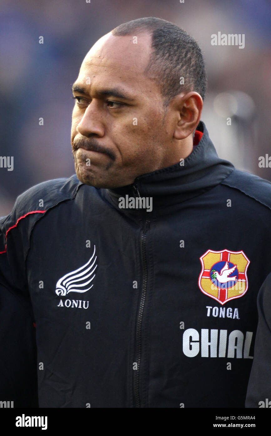 Rugby Union - EMC Test - Scotland v Tonga - Pittodrie Stadium. Vunga ...