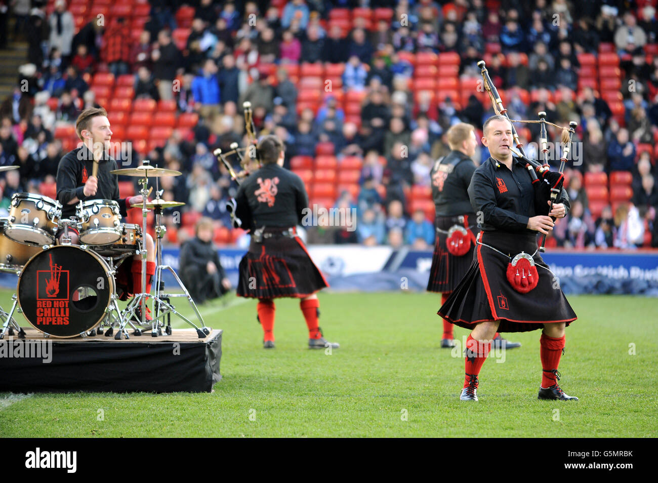 Rugby Union - EMC Test - Scotland v Tonga - Pittodrie Stadium Stock ...
